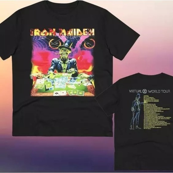 Tops | Retro 1998 Iron Maiden Virtual Xi World Tour Tshirt 2 Sided ...